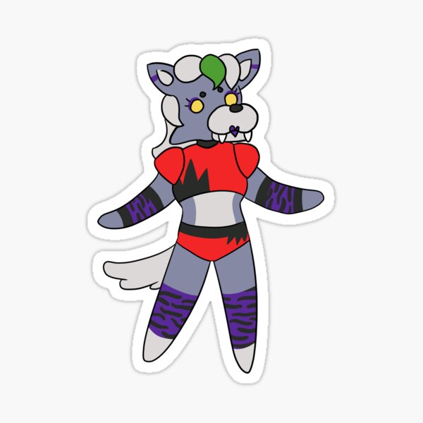 "Squishy Glam Rock Roxanne" Sticker for Sale by PrtiallyObnoxis | Redbubble