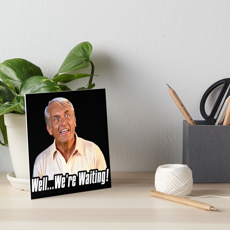 "Caddyshack Golf Movie Judge Smails Well We're Waiting" Poster for Sale ...