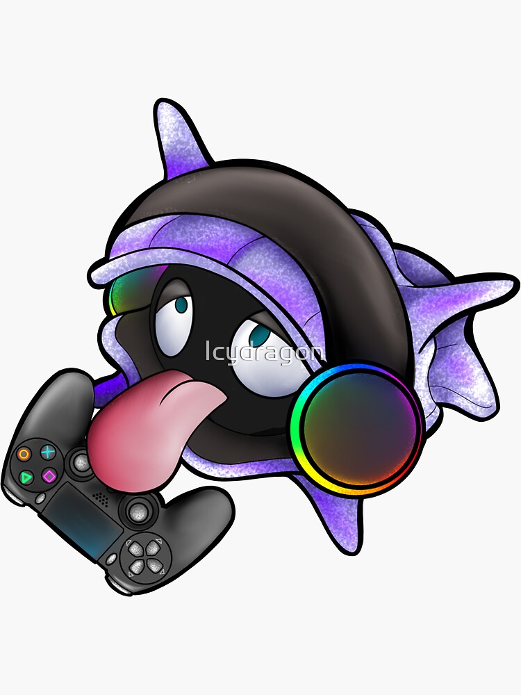 "Gamer shellder" Sticker by Icydragon | Redbubble