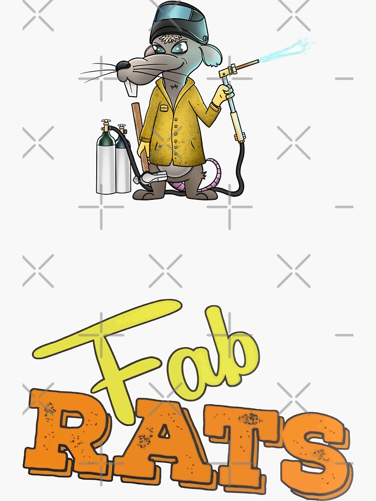 "Fab Rats bundle" Sticker for Sale by Nossair001 | Redbubble