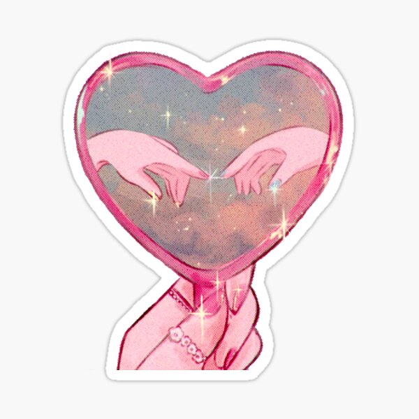 " Pink Mirror " Sticker by Joe-byron | Redbubble