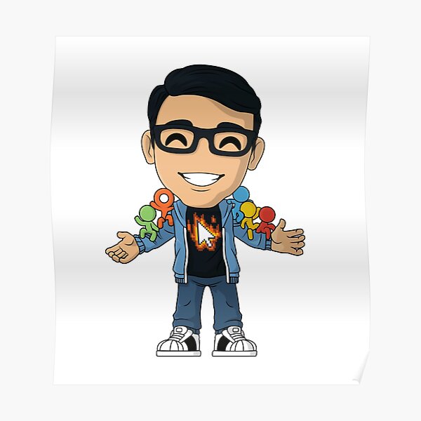 "alan becker " Poster for Sale by milik-ri | Redbubble