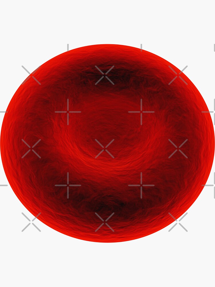 "Red blood" Sticker for Sale by Designer1002 | Redbubble