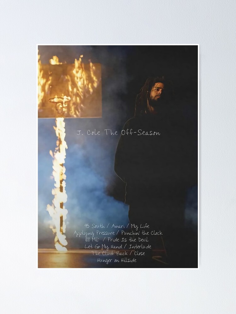 "J-Cole-The-Off-Season-Album-Cover" Poster for Sale by norashuman ...