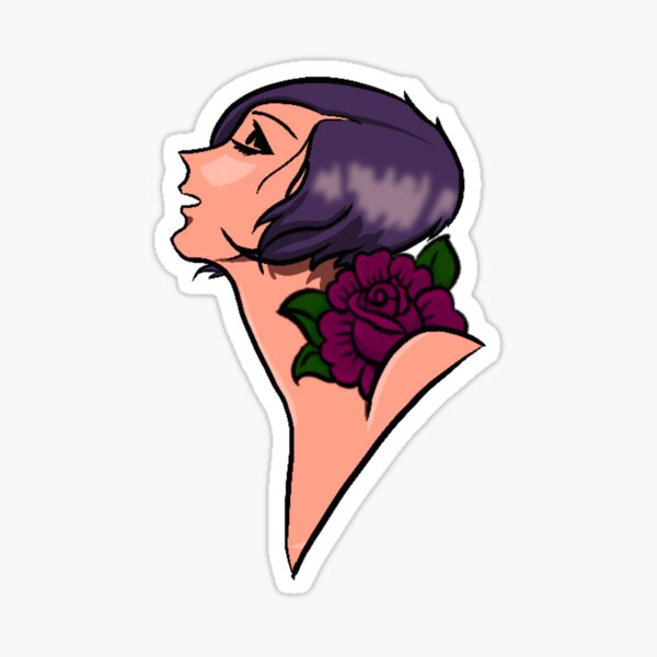 "Glamour Girl" Sticker for Sale by OuroborosInc | Redbubble