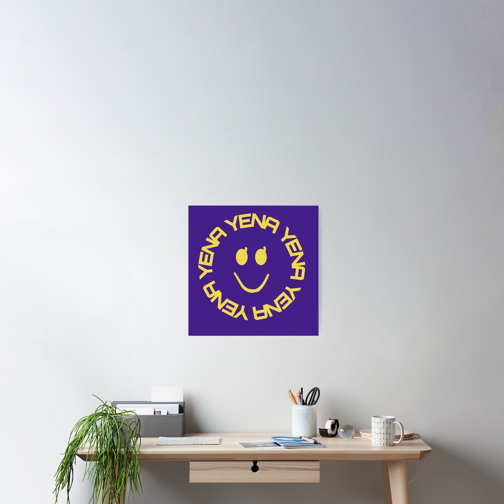 "YENA- Smiley" Poster by vahinispizzeria | Redbubble