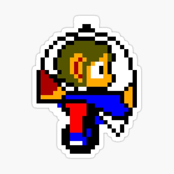 "Alex Kidd in Miracle World Helicopter" Sticker by voxodyssey | Redbubble