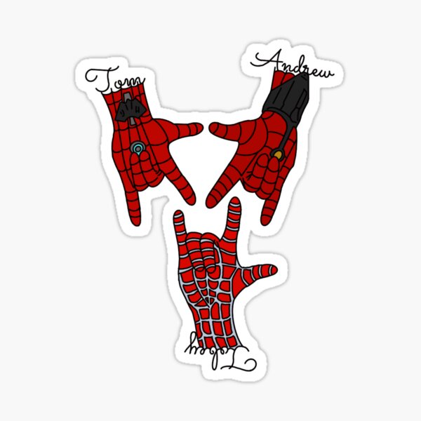 "3 webshooters" Sticker for Sale by the-riles-files | Redbubble
