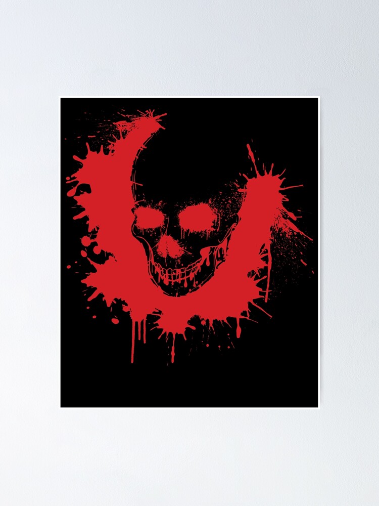 "Blood splatter skull, gothic, scary skull art, blood art, skull ...