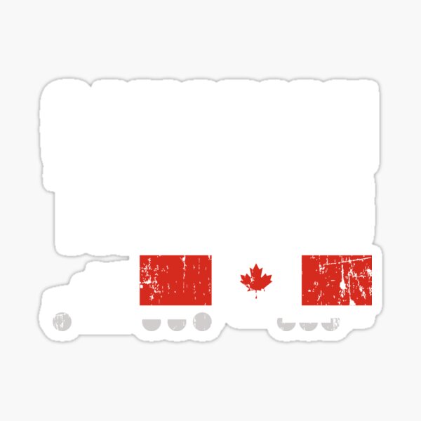 "Canadian Trucking - Medical Freedom" Sticker for Sale by MoxieDesignCo ...