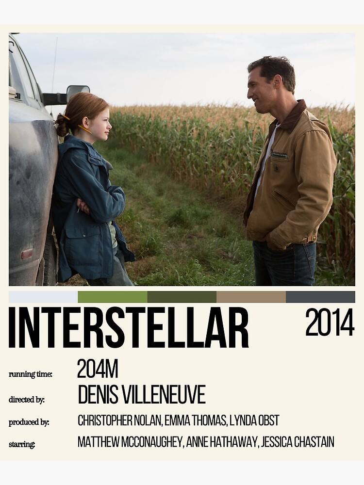 "Interstellar Poster - Murphy's Law" Poster for Sale by ShopOfUs ...