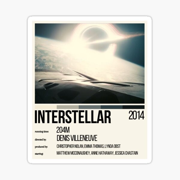 "Intersteller Poster - First Sighting" Sticker for Sale by ShopOfUs ...