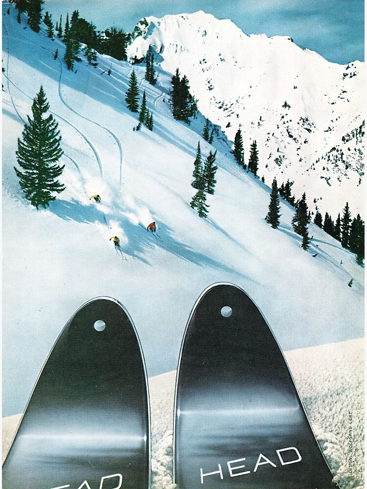 Vintage ski ad - Head 1957 Premium Matte Vertical Poster sold by Ben ...