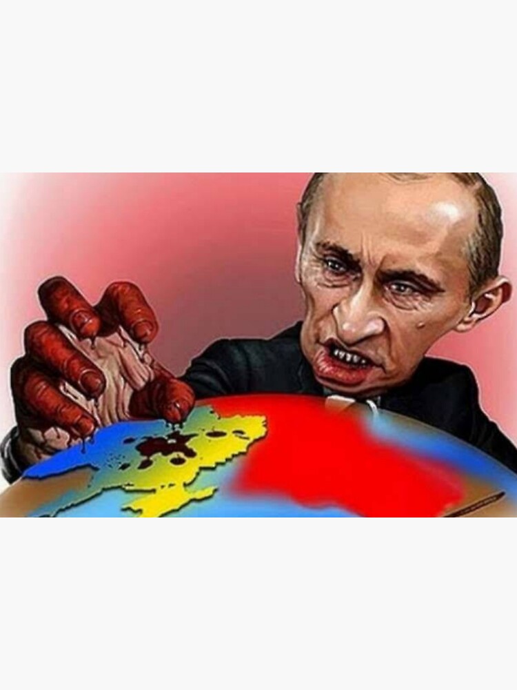 Sticker « Guerre de Poutine en Ukraine », par Rashkin | Redbubble