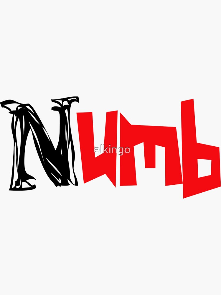 "xxxtentacion numb" Sticker for Sale by elkingo | Redbubble