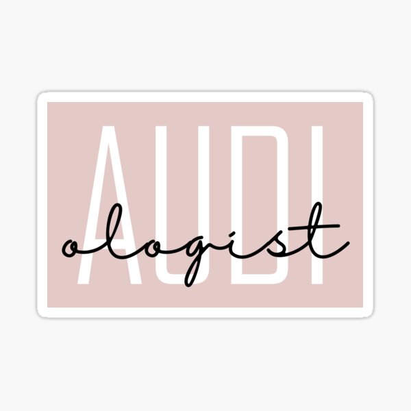 "Audiologist" Sticker by KatarinaAndCo | Redbubble