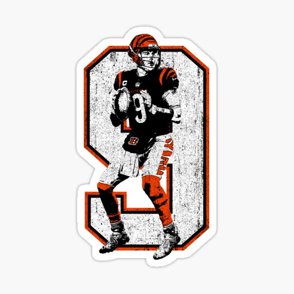 "Joe Burrow" Sticker for Sale by huckblade | Redbubble