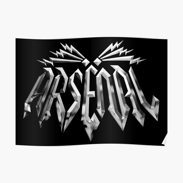 "Arsenal Band Logo — Rock of Ages" Poster for Sale by ShowBusinesses ...