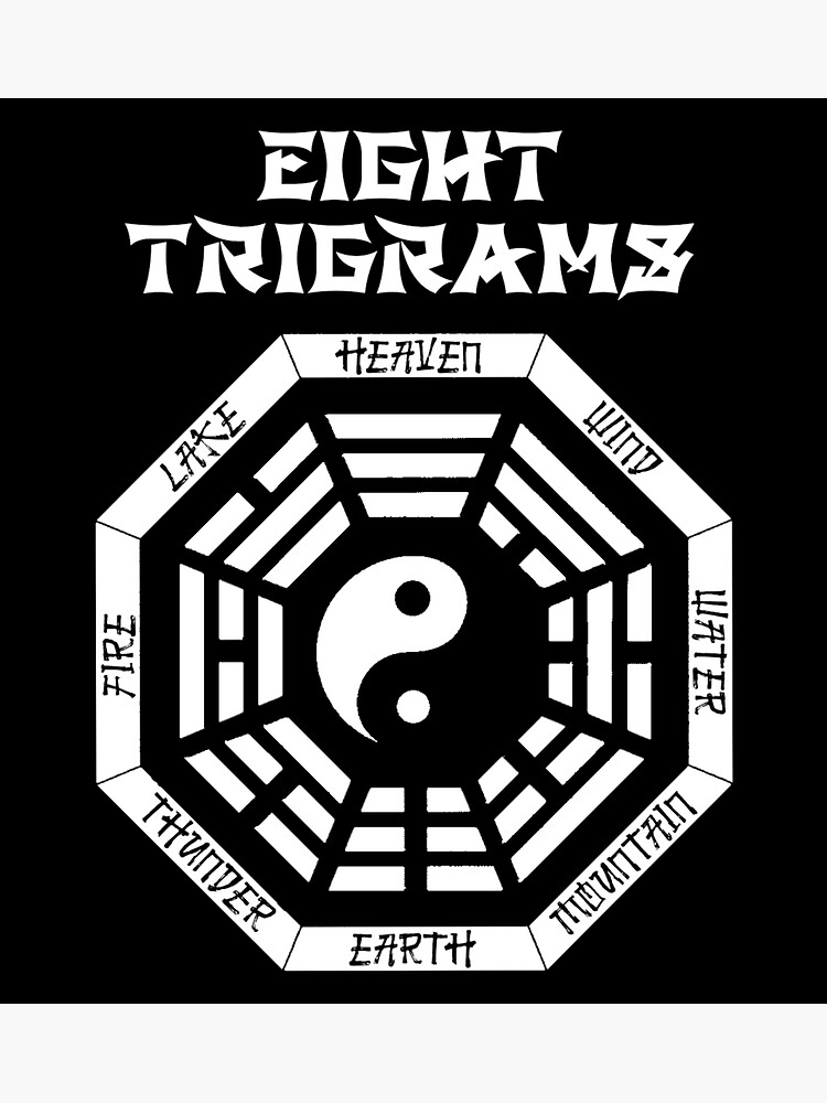 "Eight Trigrams Bagua Yin Yang Logo" Metal Print for Sale by ...