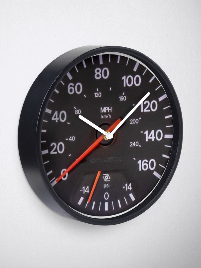"Z32 Speedometer " Clock for Sale by hypnotikz32 | Redbubble
