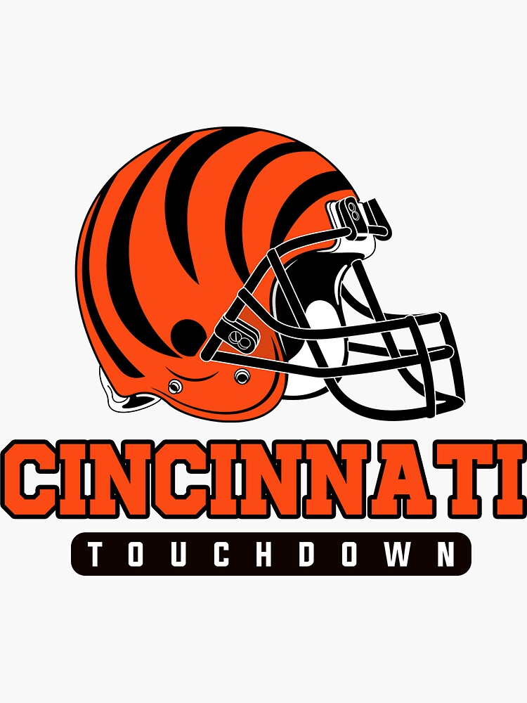 "Cincinnati Football Team" Sticker for Sale by igzine | Redbubble