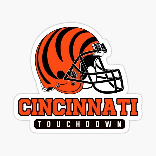 "Cincinnati Football Team" Sticker for Sale by igzine | Redbubble