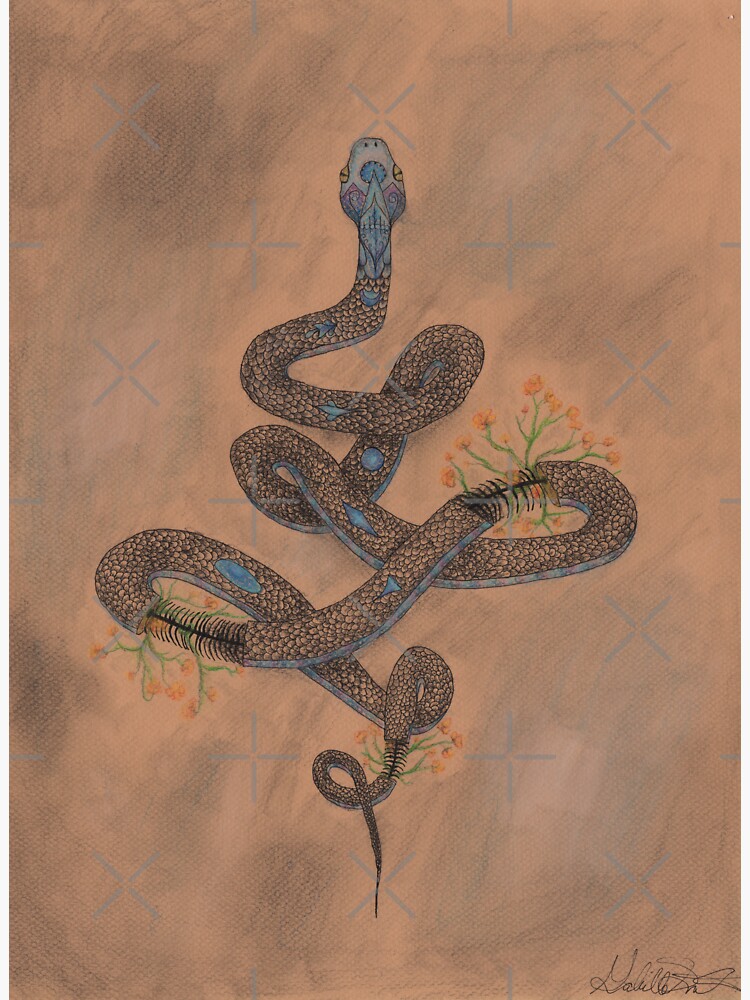 "decaying snake" Sticker by gabsmarie18 | Redbubble