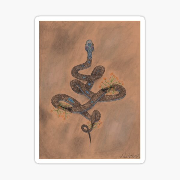 "decaying snake" Sticker by gabsmarie18 | Redbubble