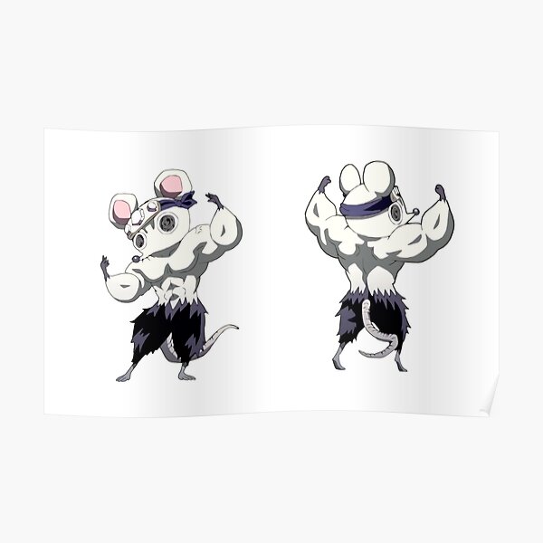 "muscle mouse - kimetsu no yaiba" Poster by kemny | Redbubble
