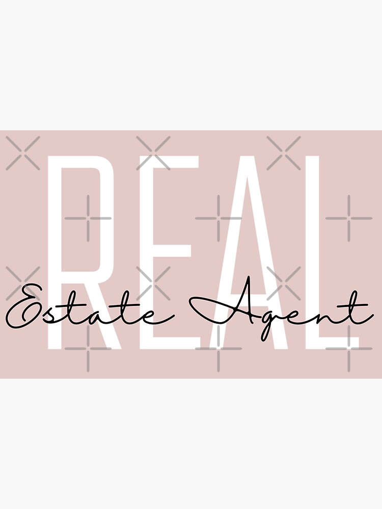 "Real Estate Agent" Sticker for Sale by KatarinaAndCo | Redbubble