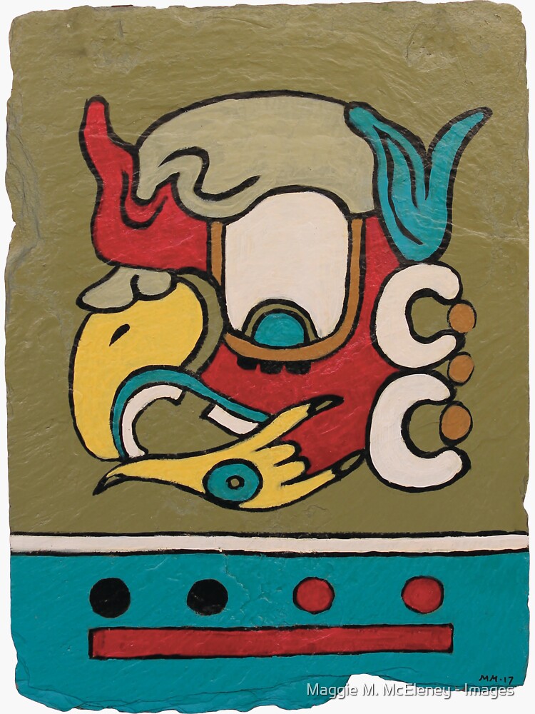 "Mayan Owl" Sticker by MaggiesMuse | Redbubble