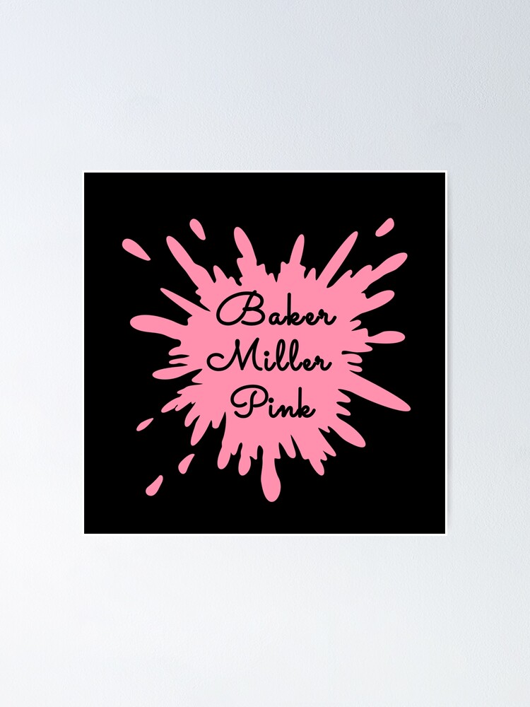 "Baker Miller Pink solid color " Poster for Sale by Sarita-2 | Redbubble