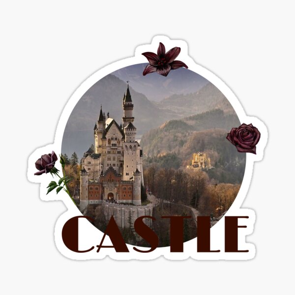 "Castle" Sticker for Sale by ShiningPlanet | Redbubble