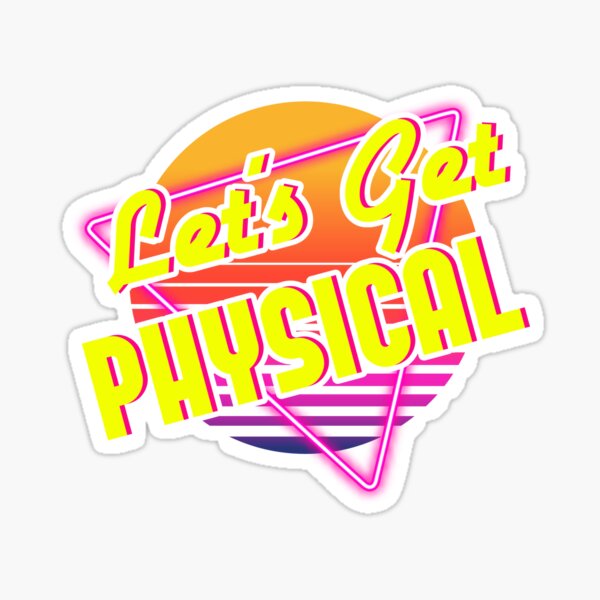 "Lets Get Physical 80s Costume Party Retro Neon Eighties Workout ...