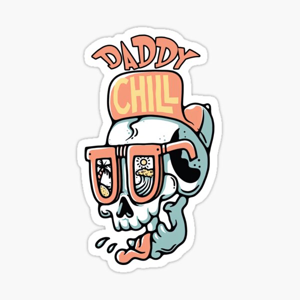 "Daddy Chill, Daddy Chill Meme" Sticker for Sale by graphic-genie ...
