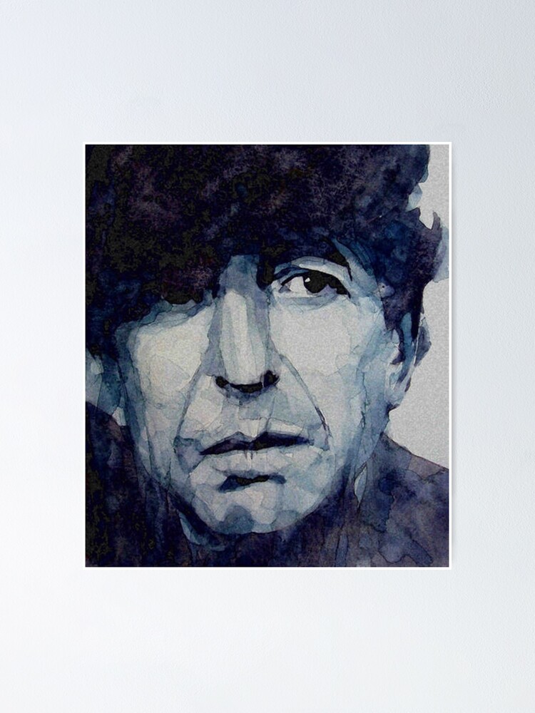 "Leonard Cohen" Poster for Sale by kanuibren | Redbubble
