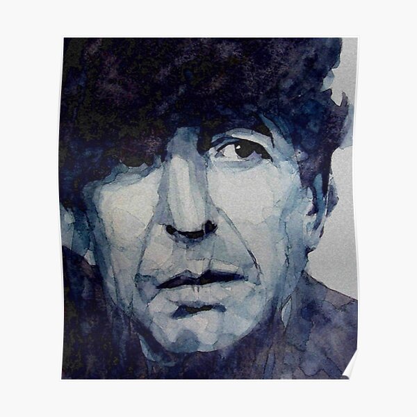 "Leonard Cohen" Poster for Sale by kanuibren | Redbubble