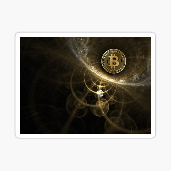 "Bitcoin crypto" Sticker by RosalinaRV | Redbubble
