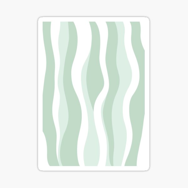 "Sage Waves" Sticker by DesignsVanessaH | Redbubble