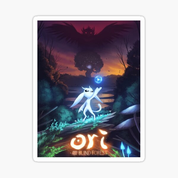 "Ori And The Blind Forest" Sticker by marroinn | Redbubble