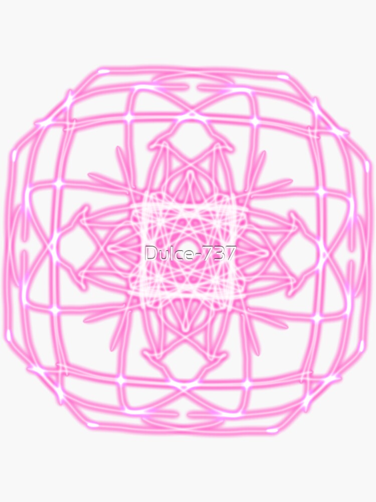 "Neon pink diamond" Sticker for Sale by Dulce-737 | Redbubble
