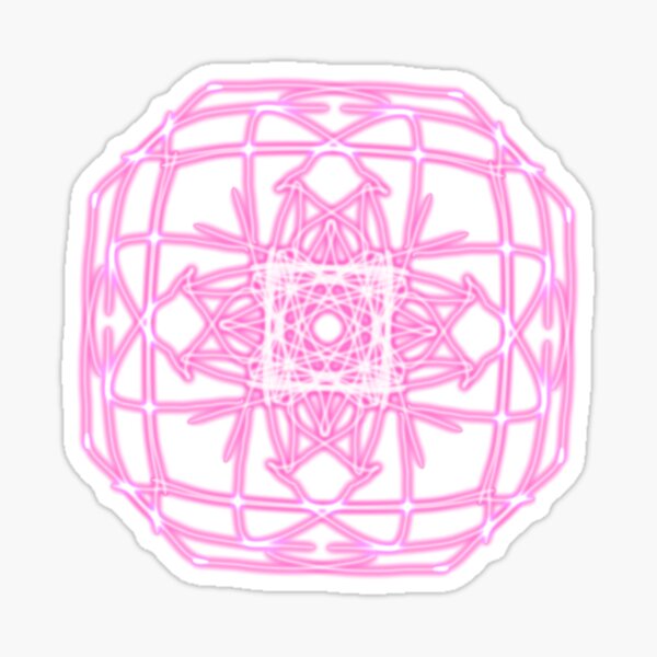 "Neon pink diamond" Sticker for Sale by Dulce-737 | Redbubble