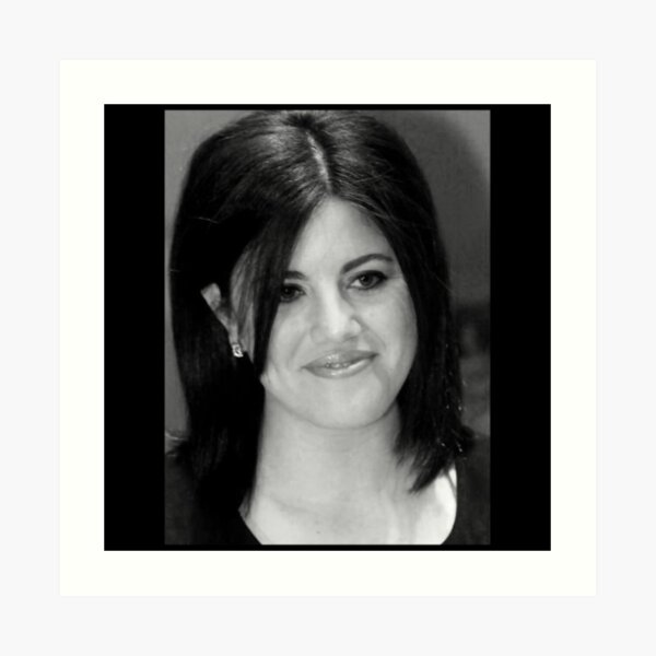 "Monica Lewinsky Scandal" Art Print for Sale by kariayamkampus | Redbubble