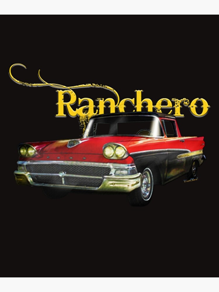 "1958 Ford Ranchero 1958 Ford Ranchero" Art Print by Torque6699 | Redbubble