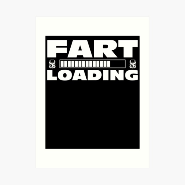 Lámina artística «Funny Fart Loading Dad Broma Stinky Gag Farting Broma ...