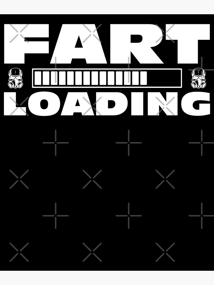 Lámina artística «Funny Fart Loading Dad Broma Stinky Gag Farting Broma ...