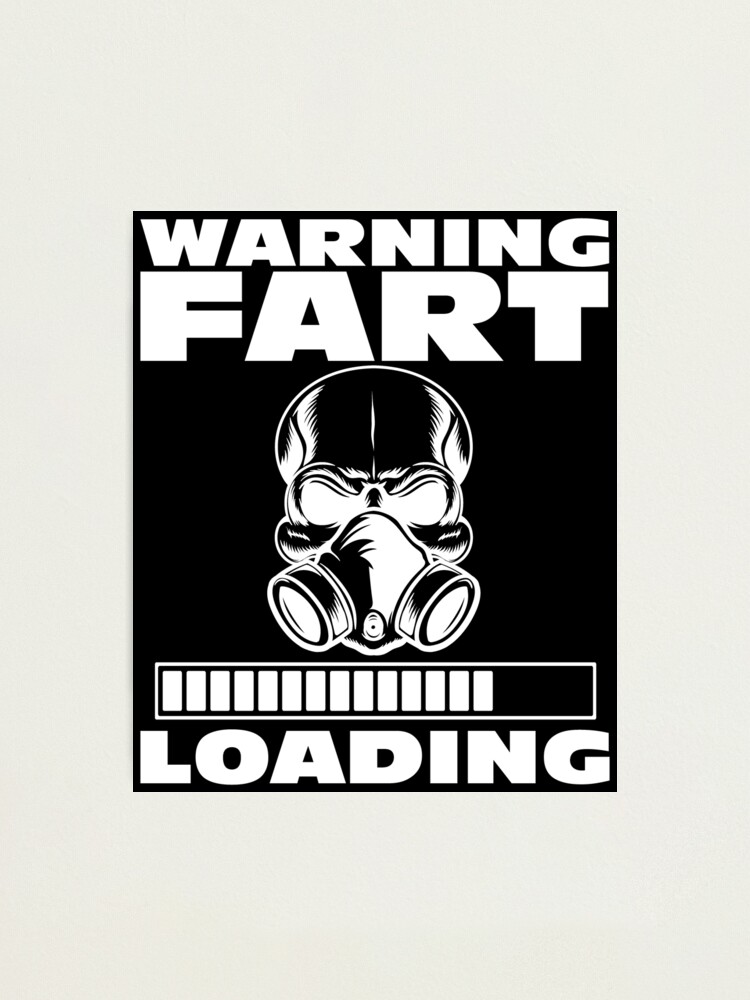 Lámina fotográfica «Funny Fart Loading Dad Broma Stinky Gag Farting ...