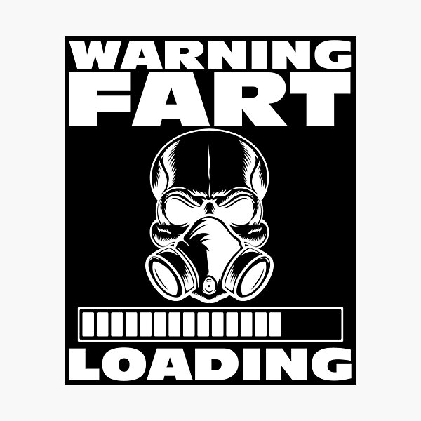 Lámina fotográfica «Funny Fart Loading Dad Broma Stinky Gag Farting ...
