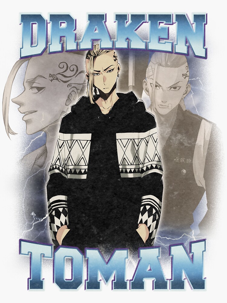 "Draken - Toman" Sticker for Sale by Otacrooks | Redbubble