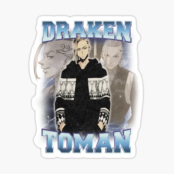 "Draken - Toman" Sticker for Sale by Otacrooks | Redbubble